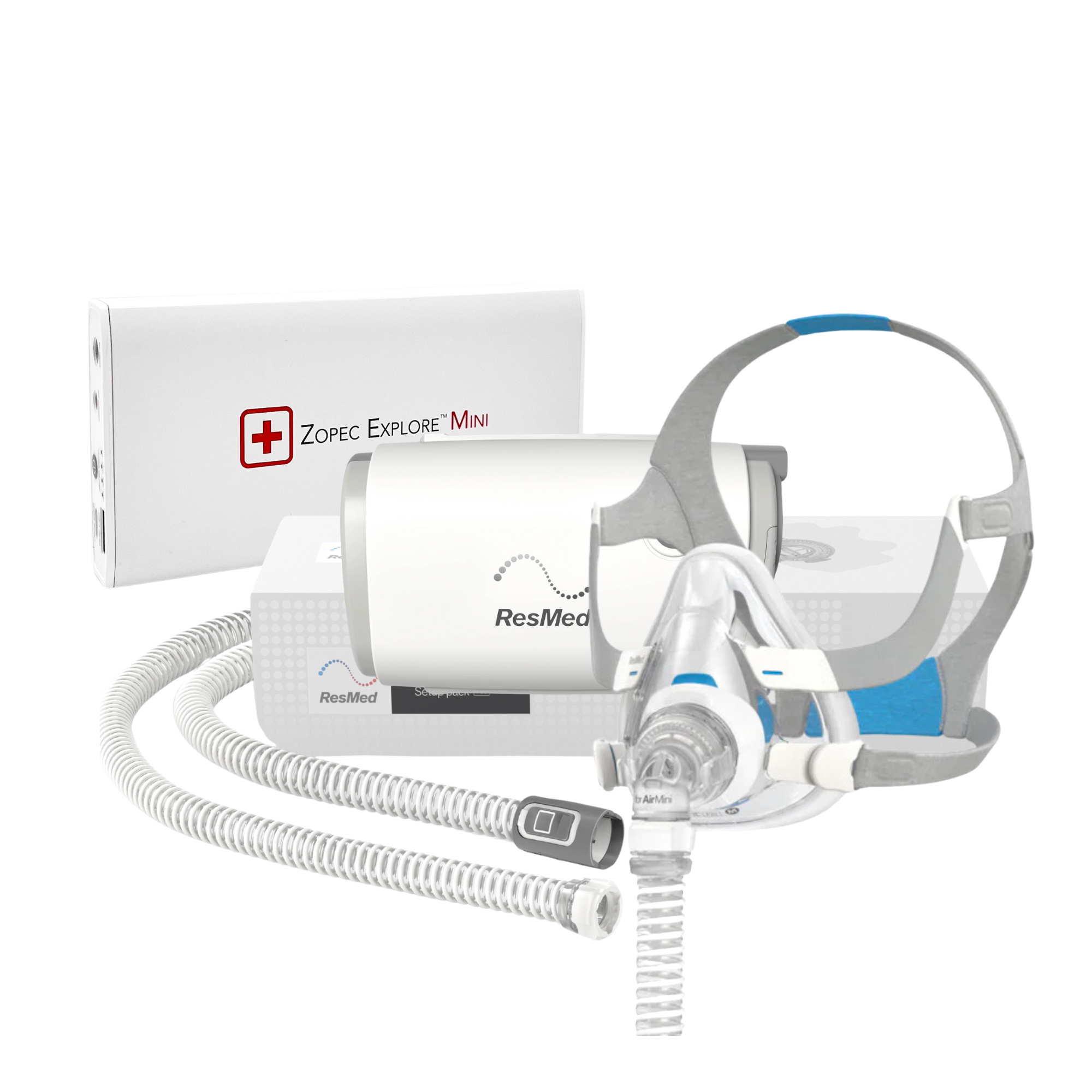 ResMed AirMini F20 & Zopec Explore Mini Battery Bundle