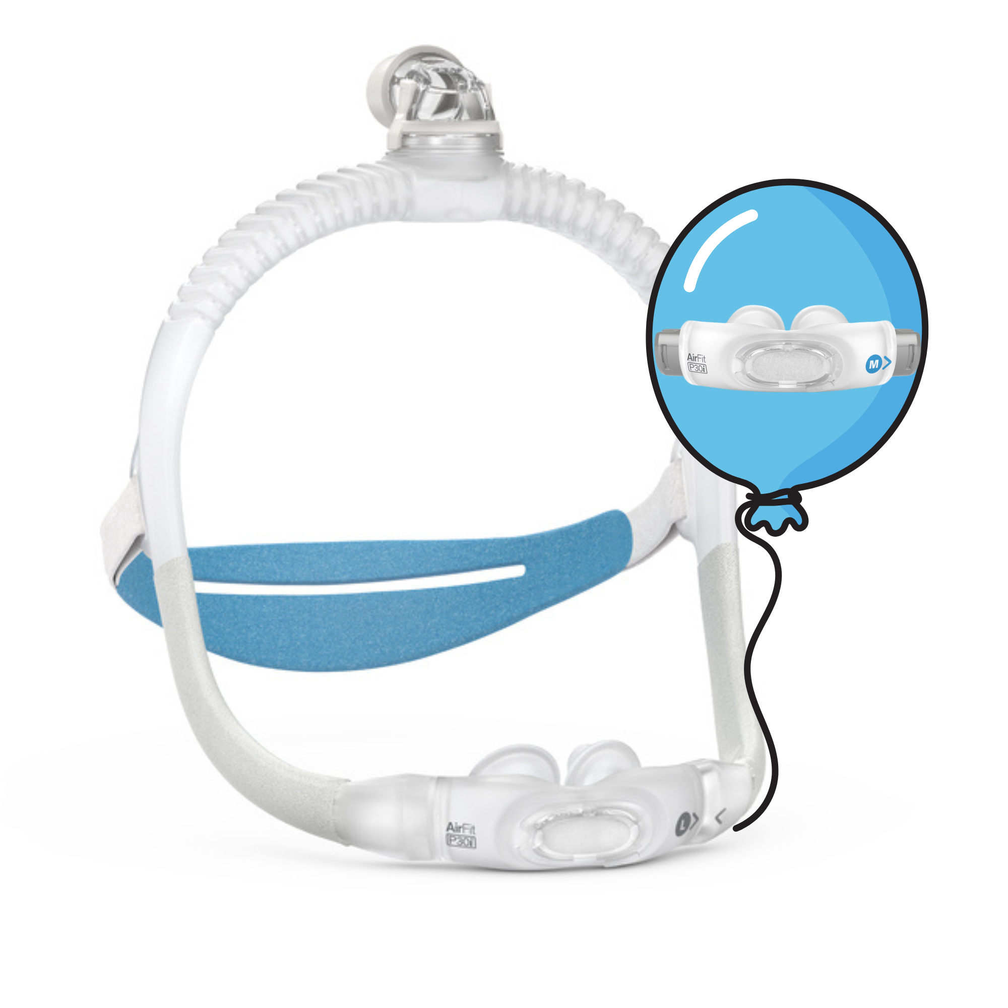 ResMed AirFit P30i Mask with Replacement Cushion Bundle